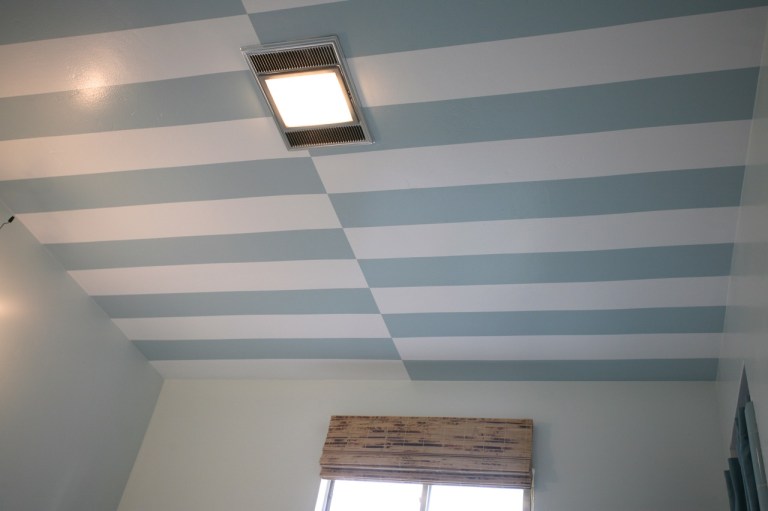 Painted Striped Ceiling – SUBURBAN POP