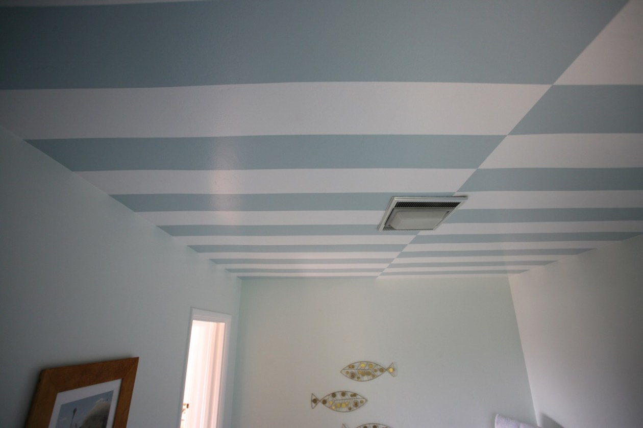 Painted Striped Ceiling – SUBURBAN POP