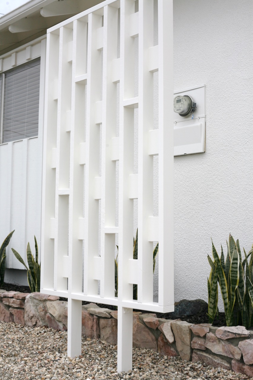 DIY Mid Century Inspired Exterior Screens – SUBURBAN POP