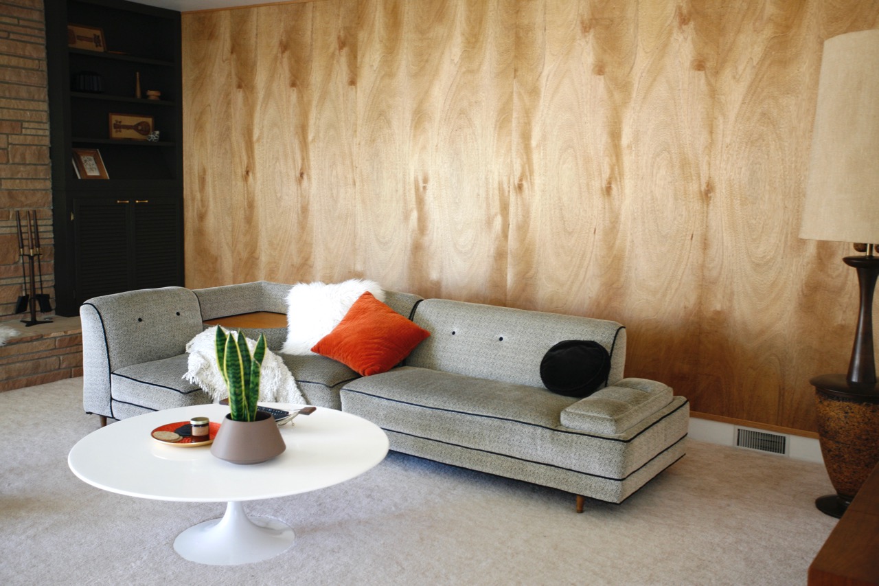 DIY Mid Century Luan Wood Walls – SUBURBAN POP