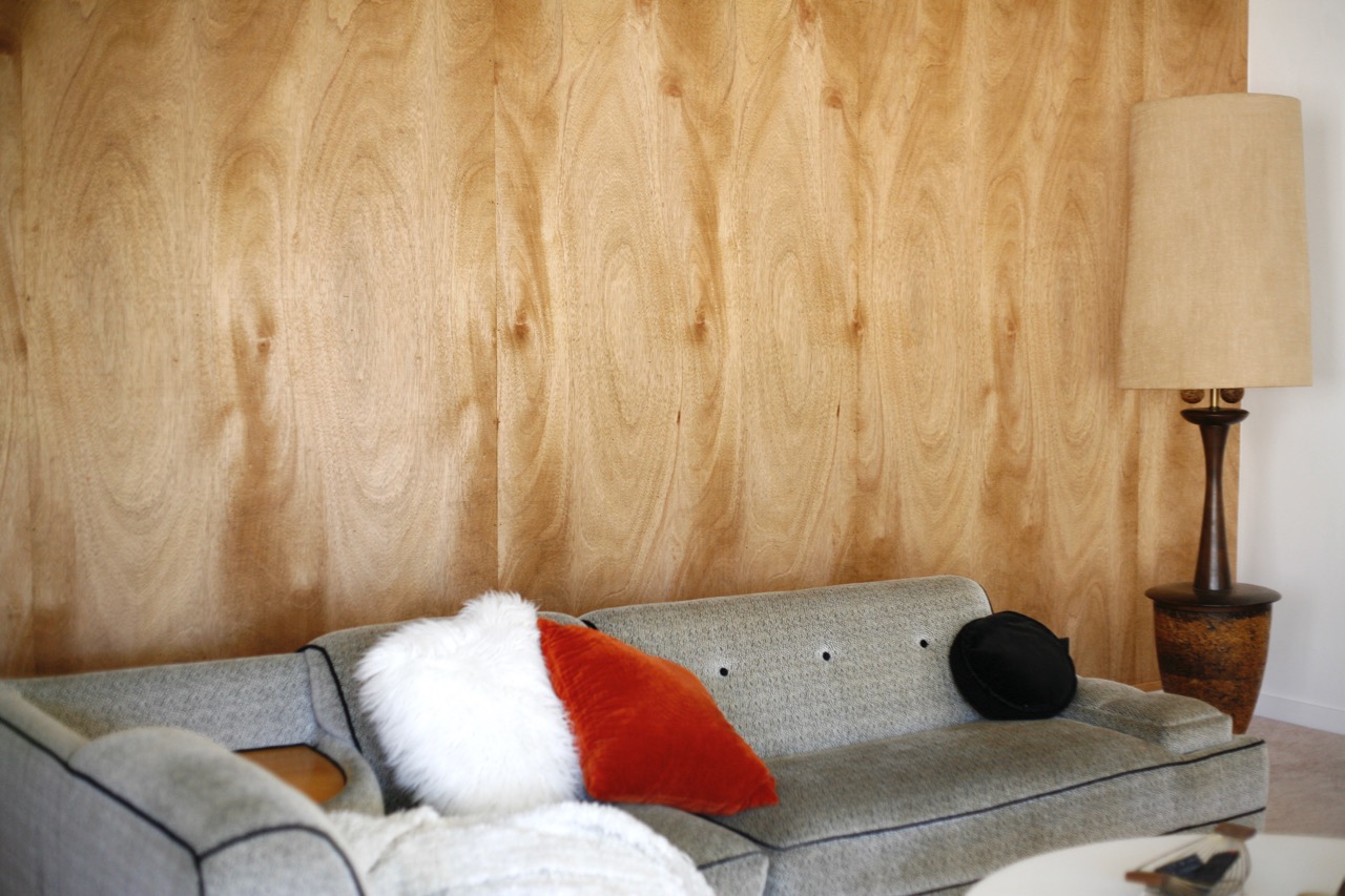 DIY Mid Century Luan Wood Walls – SUBURBAN POP